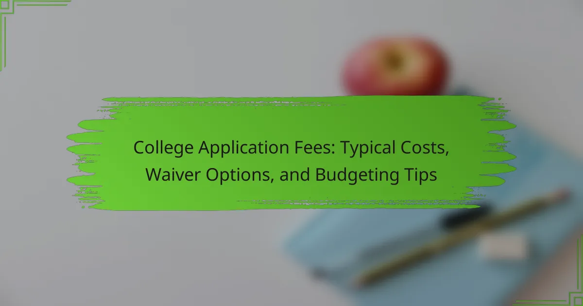 College Application Fees: Typical Costs, Waiver Options, and Budgeting ...
