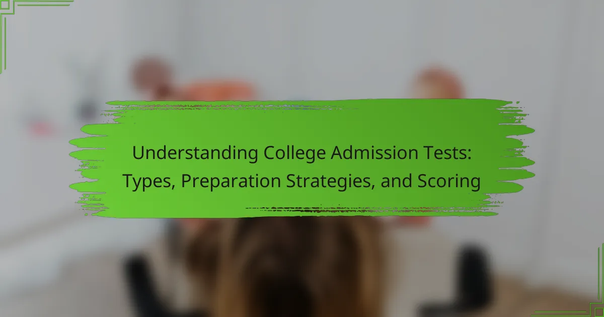 Understanding College Admission Tests: Types, Preparation Strategies ...